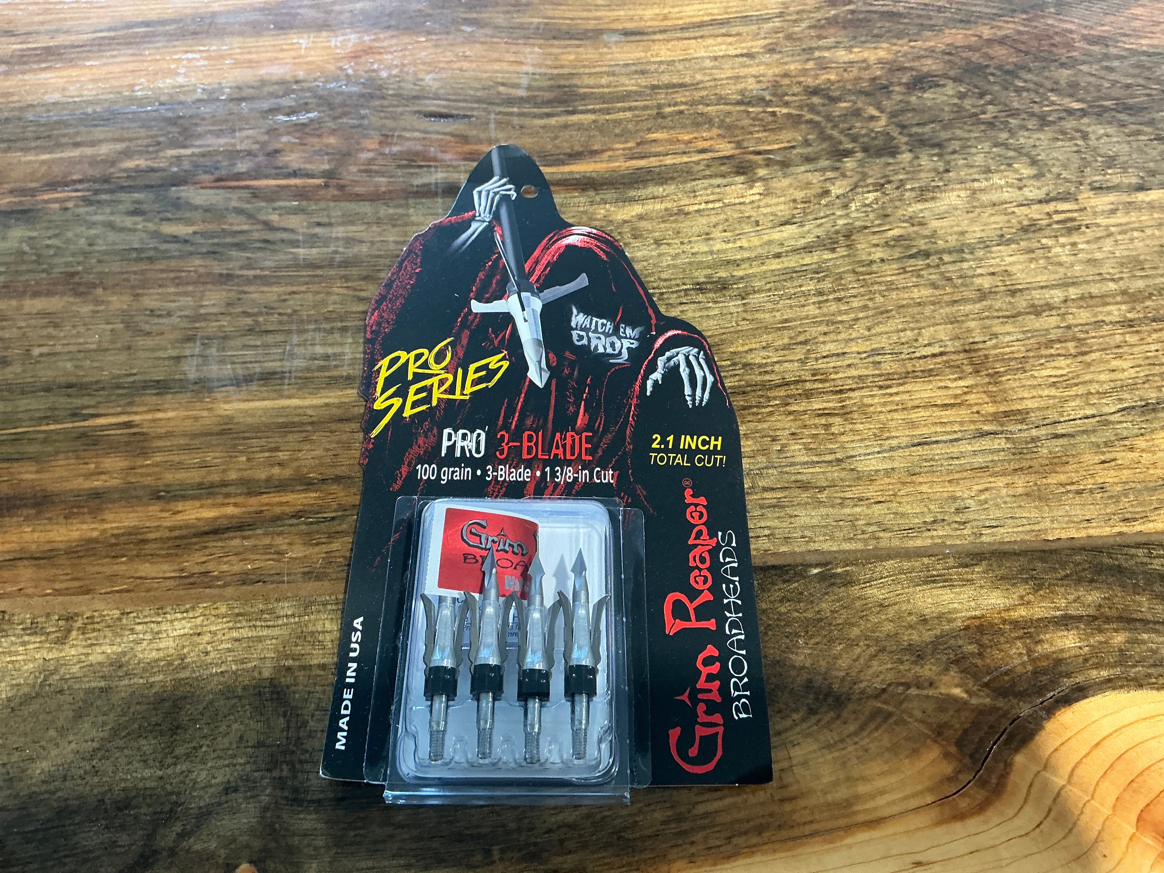 Grim Reaper Pro 3 blade 100 gr – Bent Arrow Archery